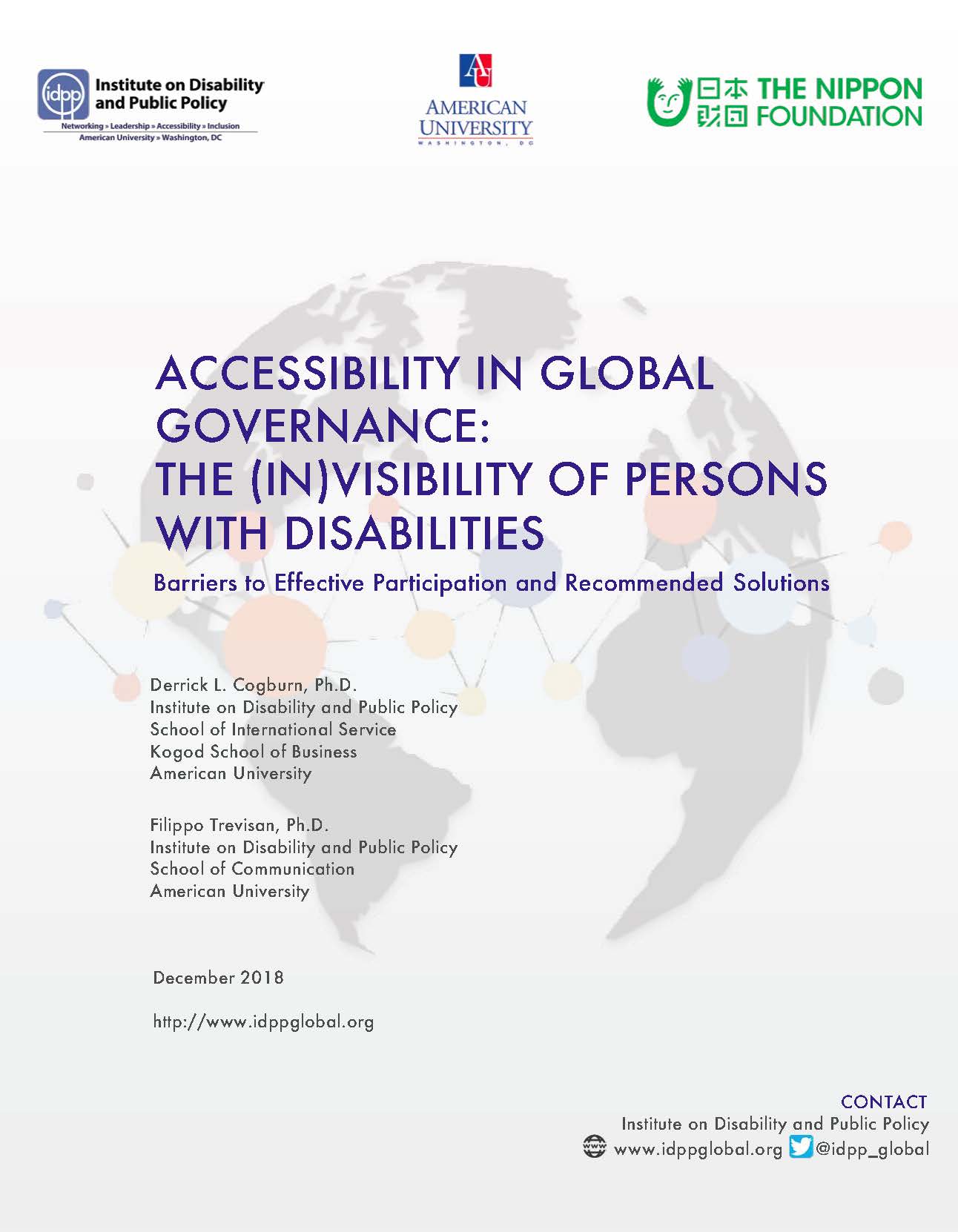New White Paper: Accessibility in Global Governance – Filippo Trevisan